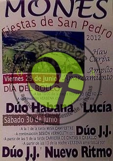 Fiestas de San Pedro en Mones 2012